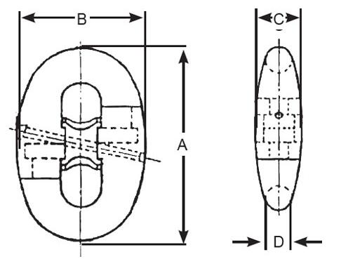 Kenter Shackle Anchor Chain Fittings-China Shipping Anchor Chain