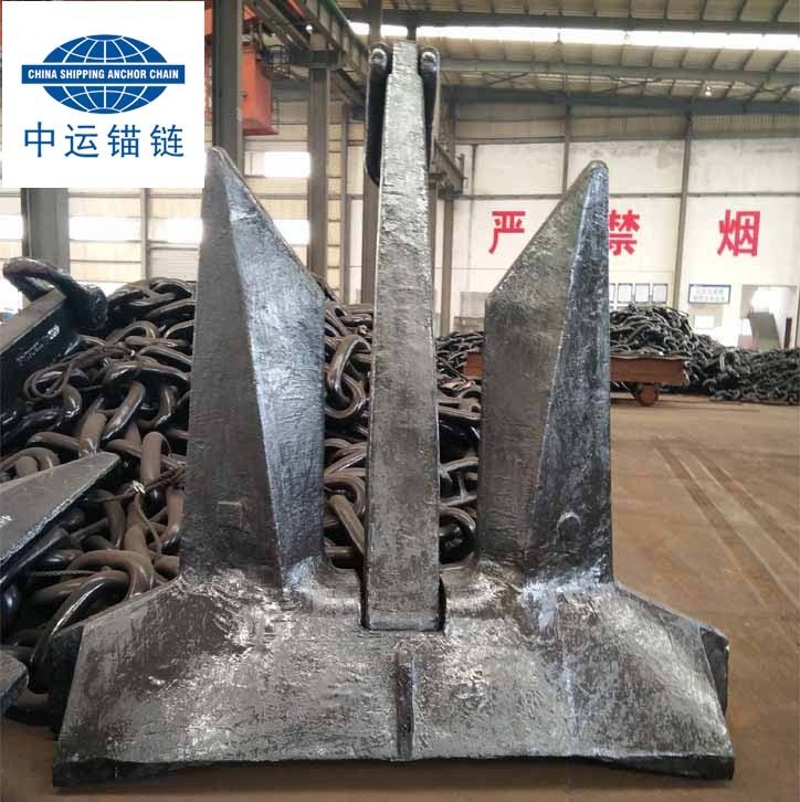 AC-14 HHP Anchor Black Painted With IACS cert. Marine Offshore Anchors